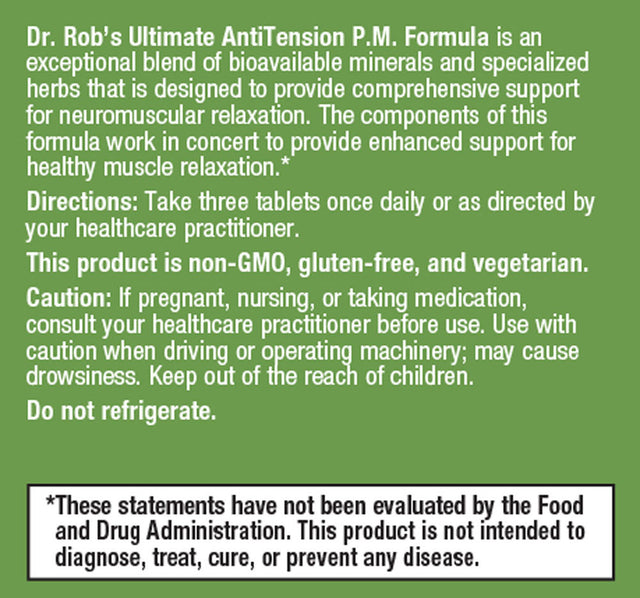 Dr. Rob’s Ultimate AntiTension P.M. Formula – AlternaCare Holistic ...